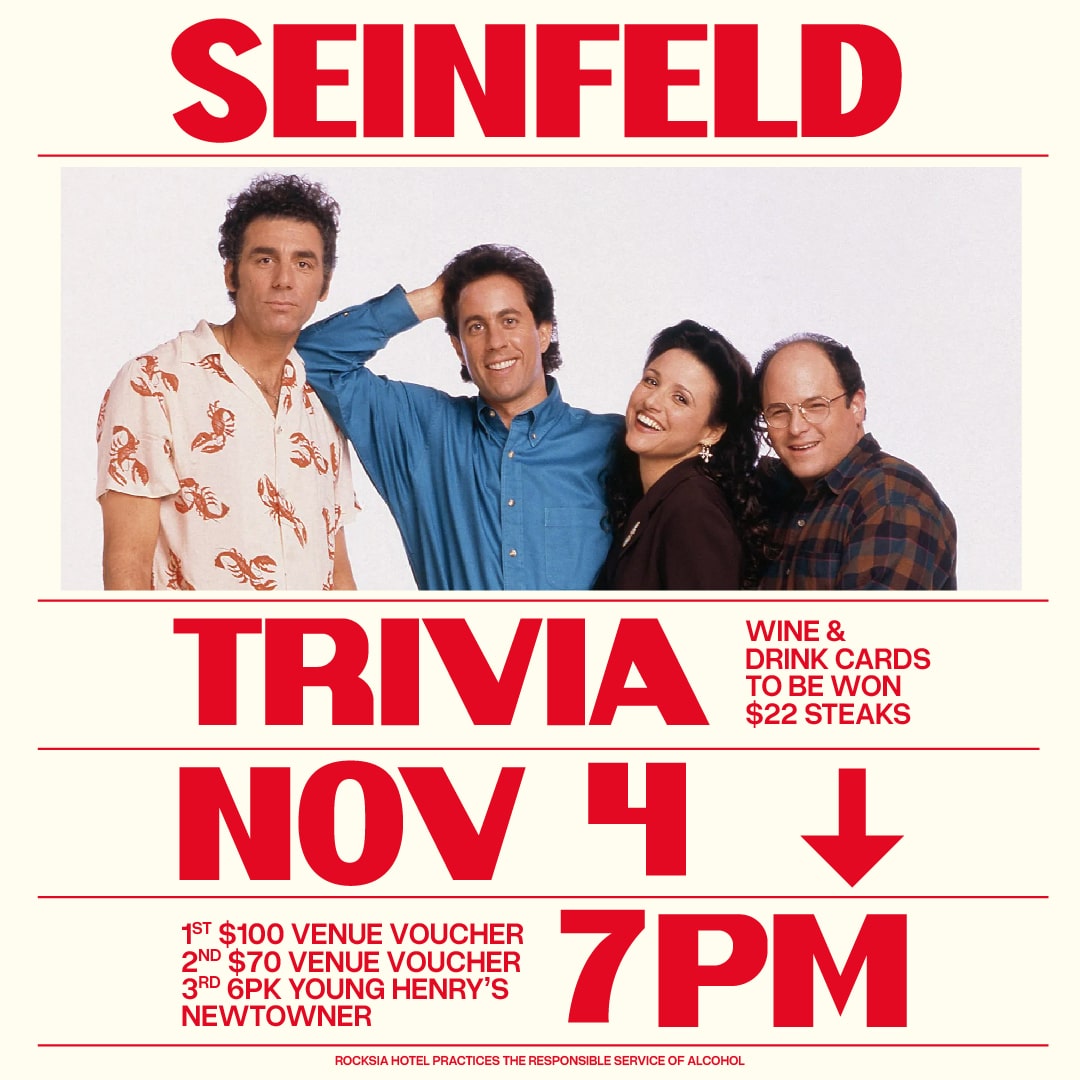 Seinfeld Trivia - Rocksia Hotel
